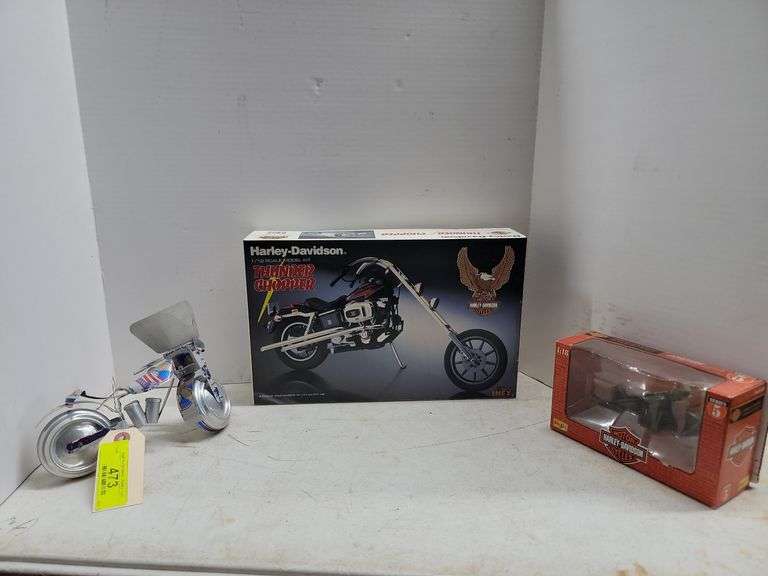 Harley Davidson Model Motorcycle-Can Motorcycle-1:18 Scale Harley ...