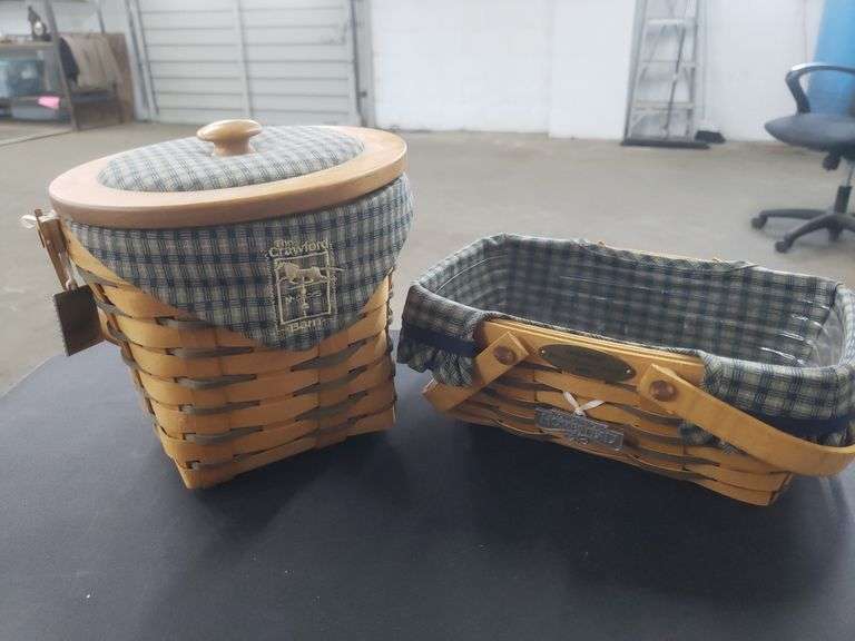 Longaberger Homestead Basket And Longaberger The Crawford Barn Basket ...