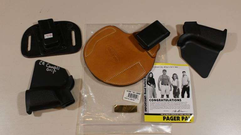 Pager Pal Holster, mag holder, 2 California Compliance grips - Baer ...
