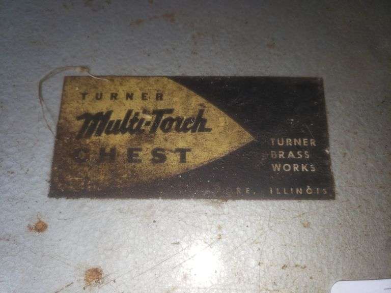 Turner Chest And Blow Torch Tips - Baer Auctioneers - Realty, LLC