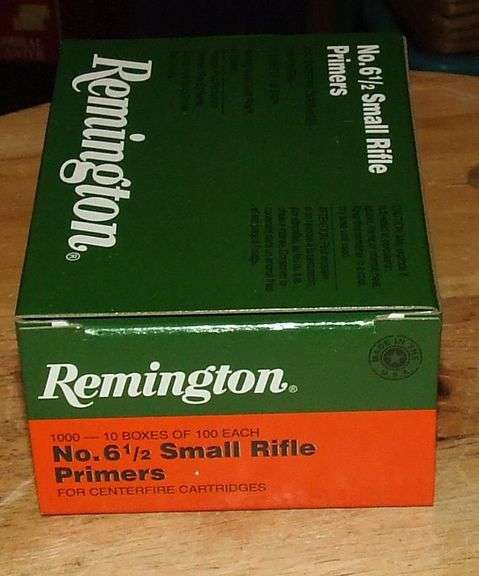 1000 Remington 6.5 Small Rifle Primers - Baer Auctioneers - Realty, LLC