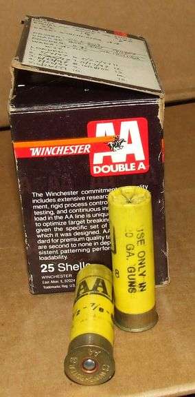 25 Rounds 20 ga No 8 Shot - Baer Auctioneers - Realty, LLC