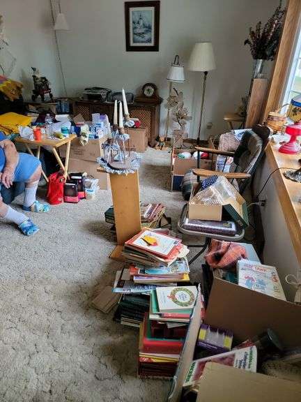 Contents Of Livingroom- (Nothing Attached To The House)-Sofa-Books ...