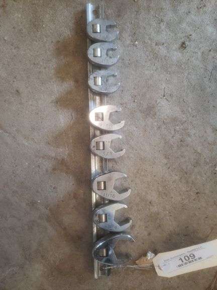 Crow Foot Wrench Set - Baer Auctioneers - Realty, LLC