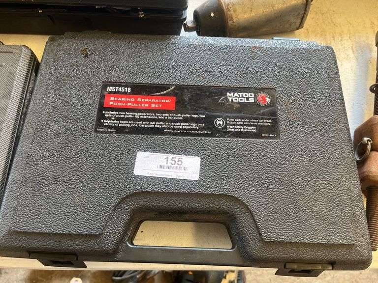 Matco Bearing Seperator/Push-Puller Set - Baer Auctioneers - Realty, LLC
