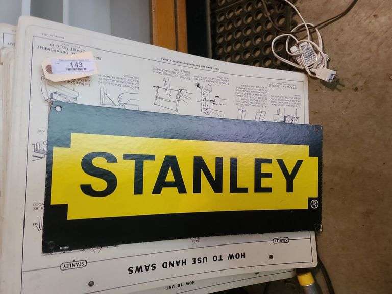 Lot of Stanley Store Display Signs & How-To's - Baer Auctioneers ...