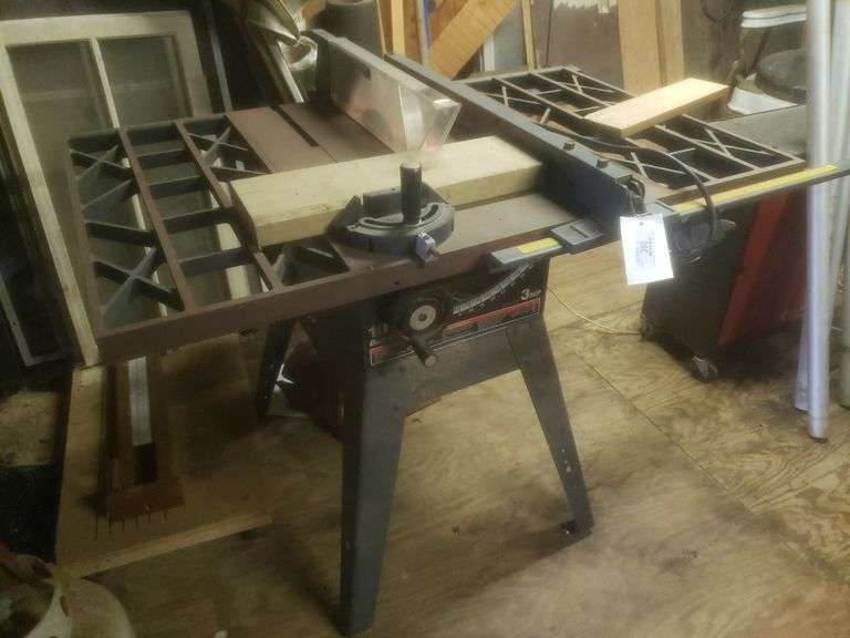 Sears/Craftsman 10" Belt Drive Table Saw - Baer Auctioneers - Realty, LLC