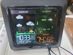 Temperature & Barometer Wall Display Springfield Instrument, Digital ...