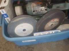 Delta Sharpening Center And Assorted Grinding Wheels - Baer Auctioneers ...