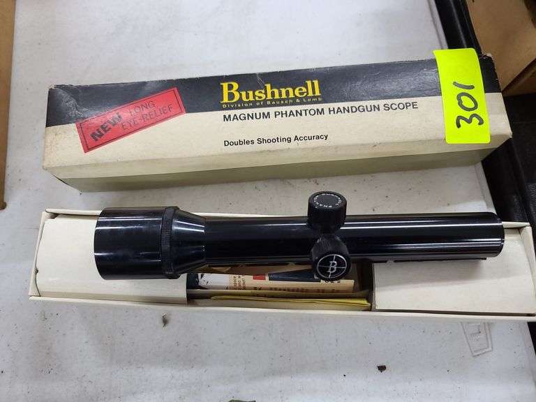 Busnell Magnum Phantom Handgun Scope 1.3x 20mm - Baer Auctioneers ...