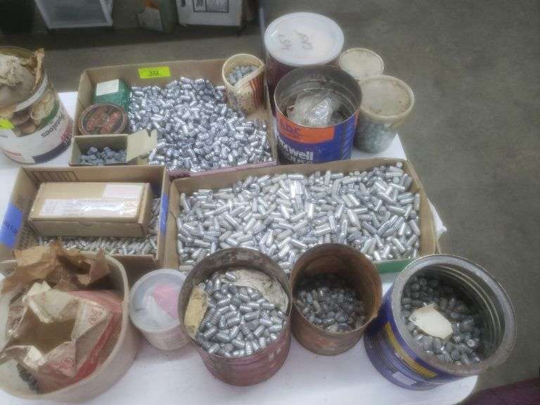 Large Assortment Of Cast Bullet Heads - Baer Auctioneers - Realty, LLC