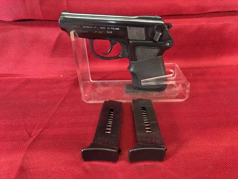 Polish P64 Makarov 9X18 Makarov Pistol - Baer Auctioneers - Realty, LLC