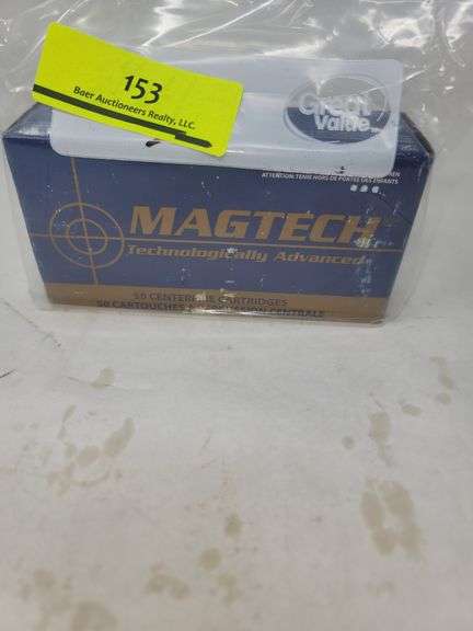 New Box Of 50 Count Magtech .44 Magnum 240GR JSP - Baer Auctioneers ...
