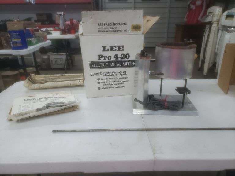 LEE Pro 4-20 Electric Metal Melter - Baer Auctioneers - Realty, LLC