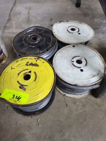 Four Spools of Lead Rod, Approx. 95lbs. Combined - Baer Auctioneers ...