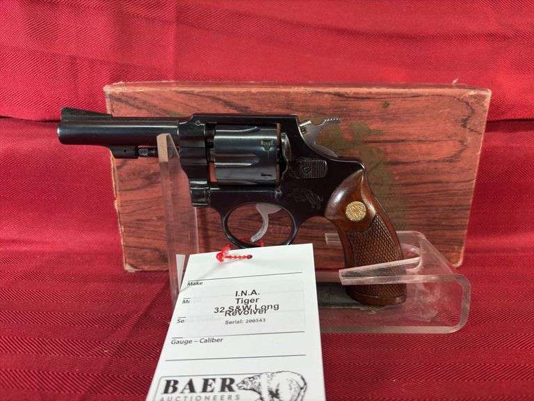 I.N.A. Tiger 32 S&W long Revolver - Baer Auctioneers - Realty, LLC