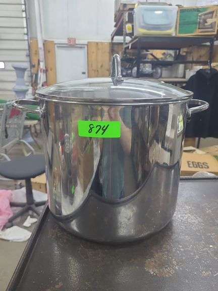 Stainless Steel Mixing Bowls And Stock Pot - Baer Auctioneers - Realty, LLC