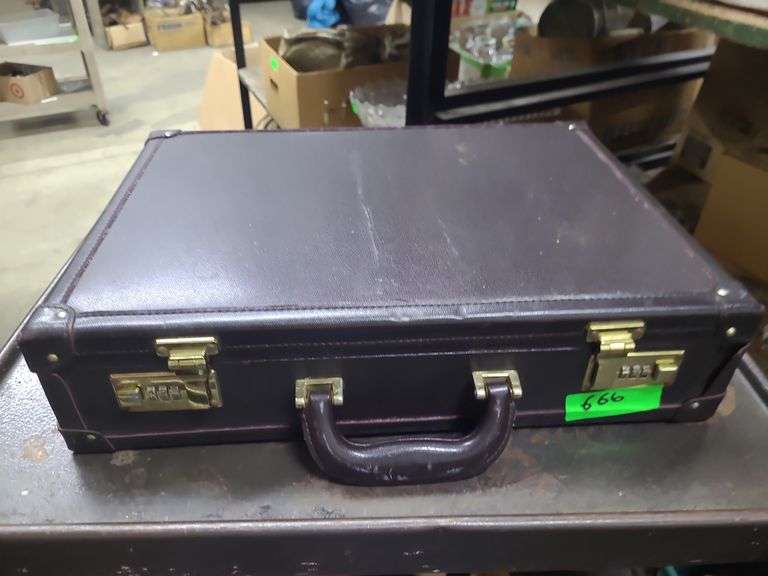 Locking Briefcase - Baer Auctioneers - Realty, LLC