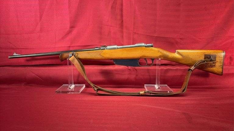 Italian Carcano M91 TS 6.5 Carcano Rifle - Baer Auctioneers - Realty, LLC