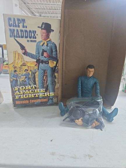 Marx Capt. Maddox Fort Apache Fighters Movable Cavalryman - Baer ...