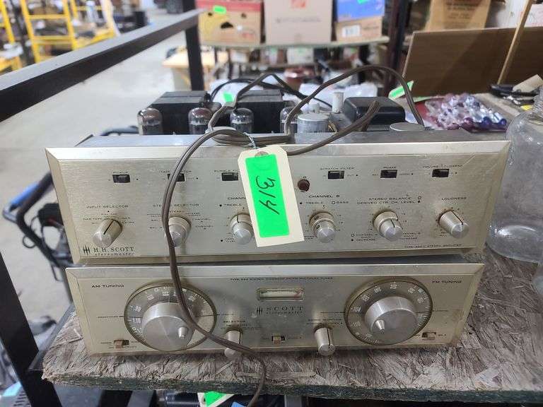 Two HH Scott Console StereoMaster Inserts, Untested - Baer Auctioneers ...
