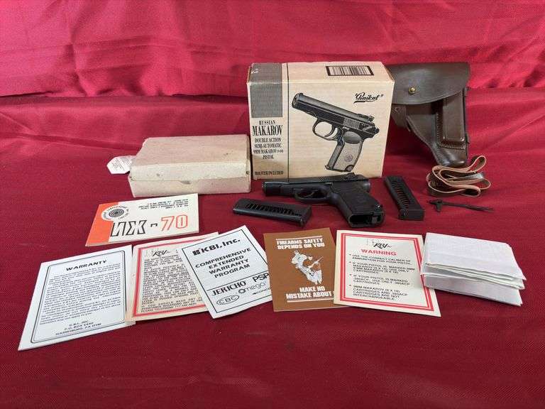 Russian Makarov 9X18 Makarov Pistol - Baer Auctioneers - Realty, LLC
