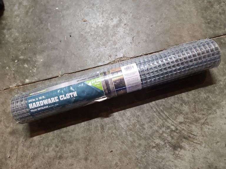NIP 24in x 10ft Hardware Cloth - Baer Auctioneers - Realty, LLC