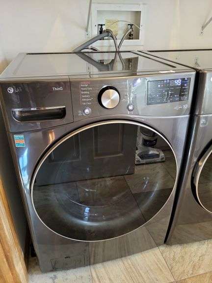 LG ThinQ Washer (Works) Approx 27"x27"x39" Tall - Baer Auctioneers ...
