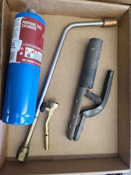 Propane Cylinder, Ace Torch Tip, Long Tip, Welding Electrode - Baer ...