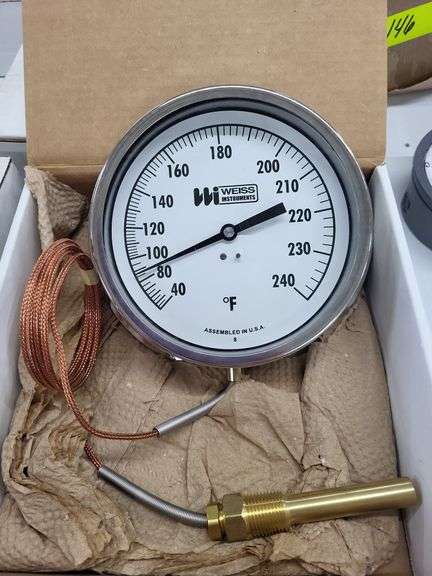 Weiss Temperature Gauge (New In Box) - Baer Auctioneers - Realty, LLC