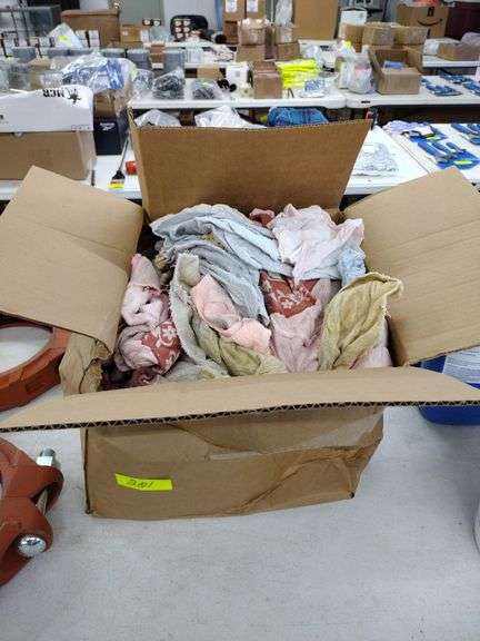 Box of Shop Rags - Baer Auctioneers - Realty, LLC