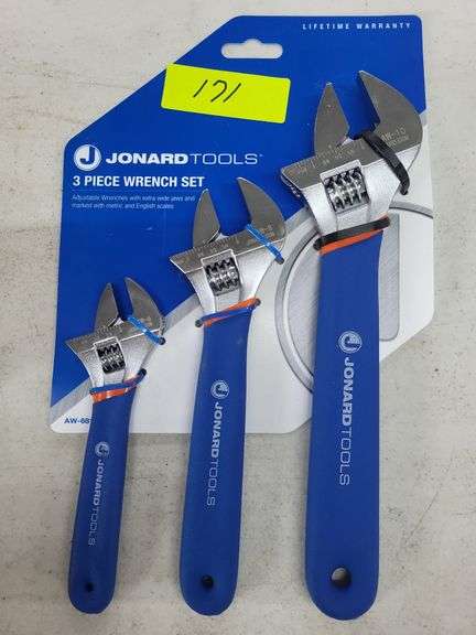 Jonard Tools 3 Pc. Wrench Set - Baer Auctioneers - Realty, LLC