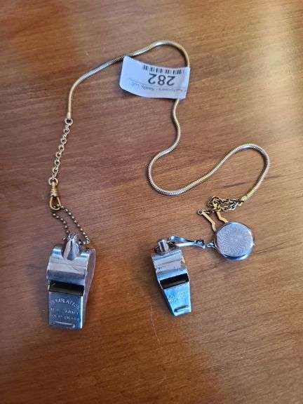 Two Vintage Whistles, One US Army Regulation - Baer Auctioneers ...