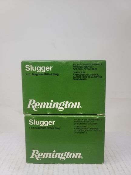 2-5 rnd box Remington 12ga 3" slugs - Baer Auctioneers - Realty, LLC