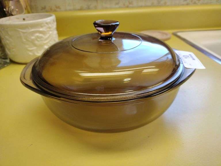 Pyrex Visions Casserole Dish - Baer Auctioneers - Realty, LLC