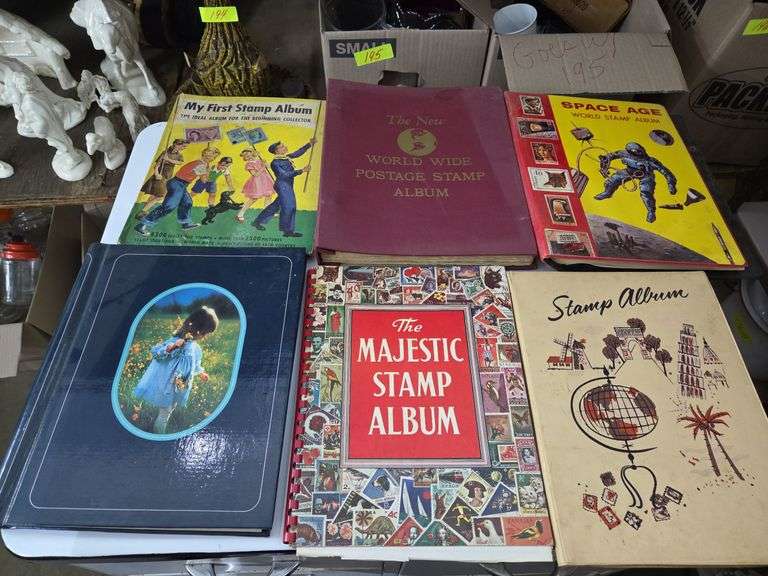 Stamp Albums, Stamps - Baer Auctioneers - Realty, LLC
