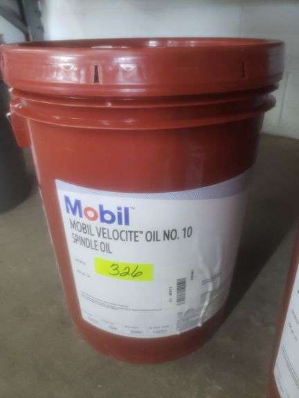 Bucket Of Mobil Velocite Oil No. 10 Spindle Oil (Unopened) - Baer ...