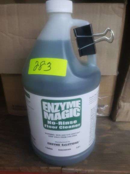 4 Bottles Of Enzyme Magic No-Rinse Floor Cleaner - Baer Auctioneers - Realty, LLC