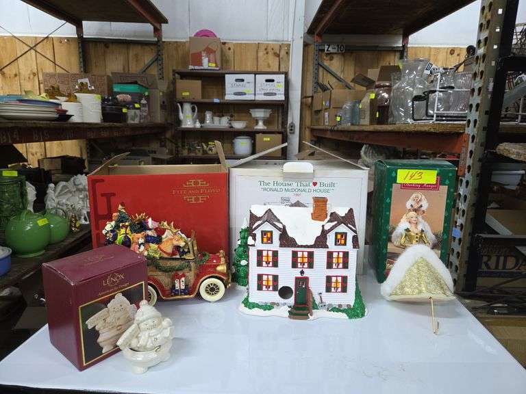 Barbie Stocking Holder, McDonald Christmas House, Santa Classic Car ...