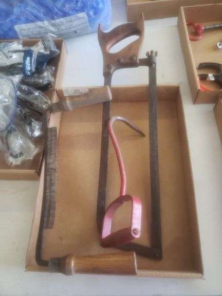 Draw Knife, Saw, And Hay Hook - Baer Auctioneers - Realty, LLC