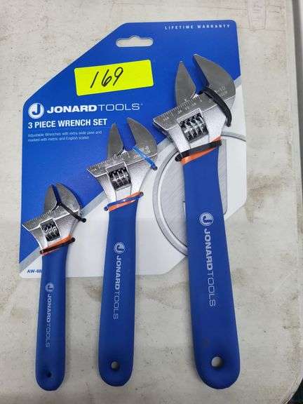 Jonard Tools 3 Pc. Wrench Set - Baer Auctioneers - Realty, LLC