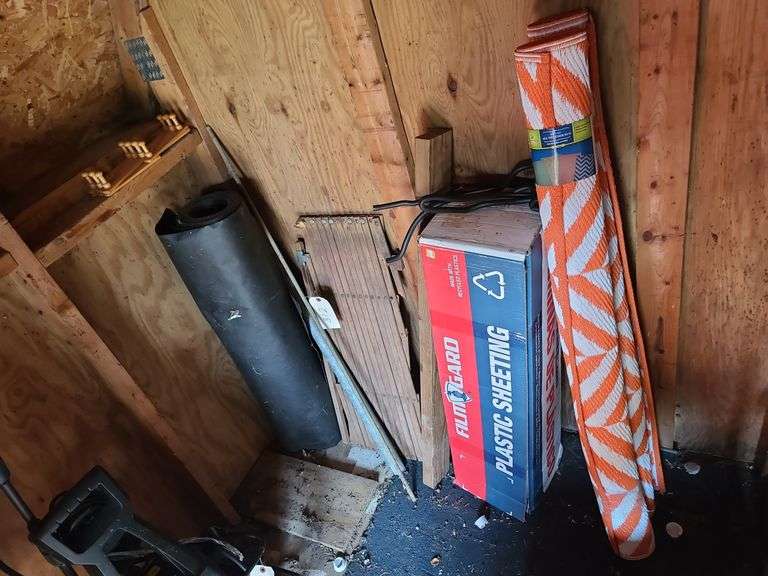 Roll of Tar Paper, Allthread, Pipe, Expanding Gate and Expanding Coat ...