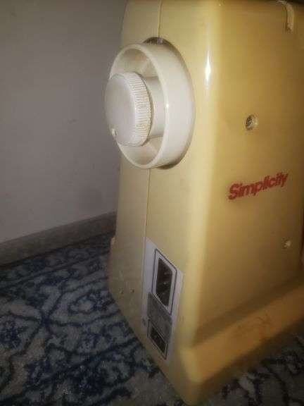 Simplicity Sewing Machine - Baer Auctioneers - Realty, LLC