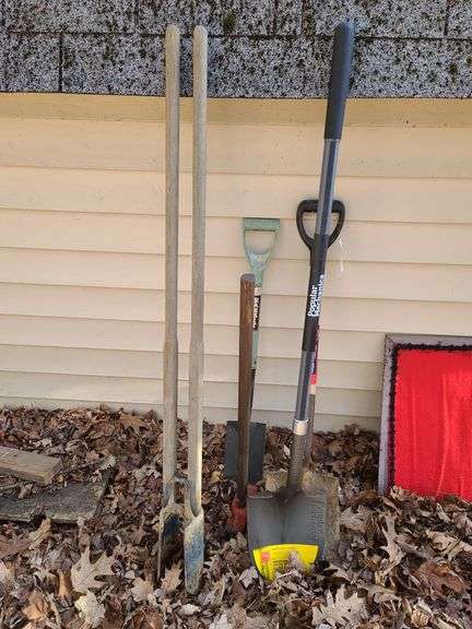 New Popular Mechanics Spade Shovel, Post Hole Digger, Sledge Hammer ...