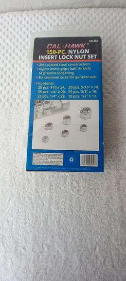250pc nylon lock nut set - Baer Auctioneers - Realty, LLC