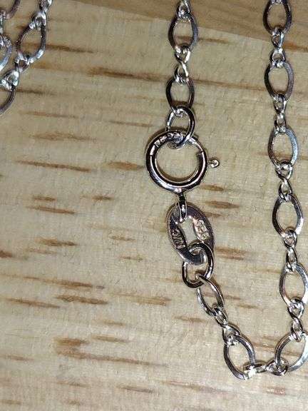 2 Necklace Chains Marked 925 NC - Baer Auctioneers - Realty, LLC