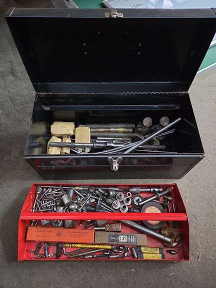 Simmons Tool Box W/ Bits, Springs, Rotary Cutting Tools - Baer ...
