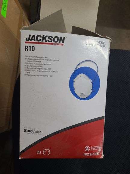 Box of Assorted Gloves & Face Masks - Baer Auctioneers - Realty, LLC