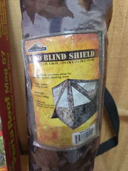 Rhino Blind New In Box, Porta Roof, And Wind Blind Shield - Baer ...