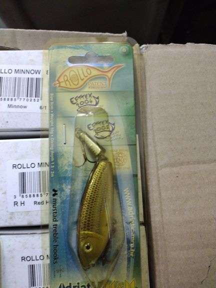 Approx 120 Assorted Rollo Minnow Lures: 60 Minnow, 42 Red Head & 18 ...